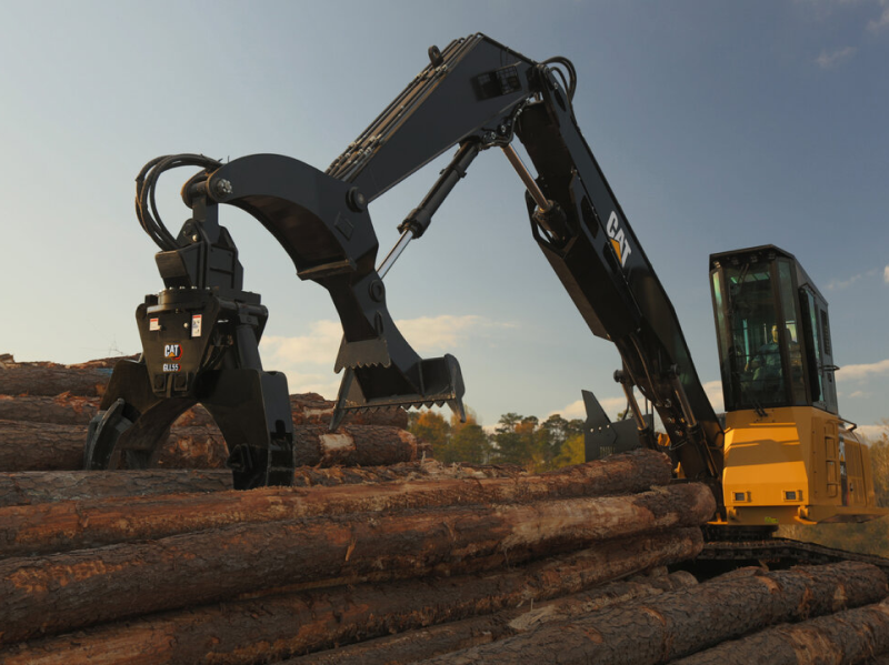 Construction machinery in action